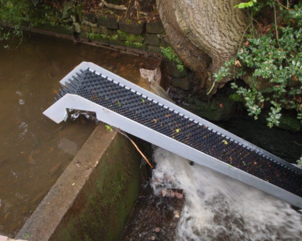 Fish passes installed and weirs removed on River Worfe